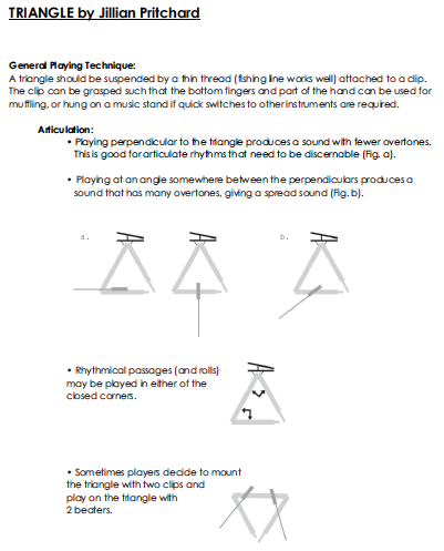 More Binder Stuff - Percussion Accessories (freebies)