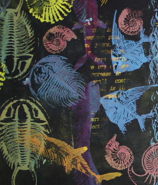 Living and Dyeing Under the Big Sky: Fossil Print Details
