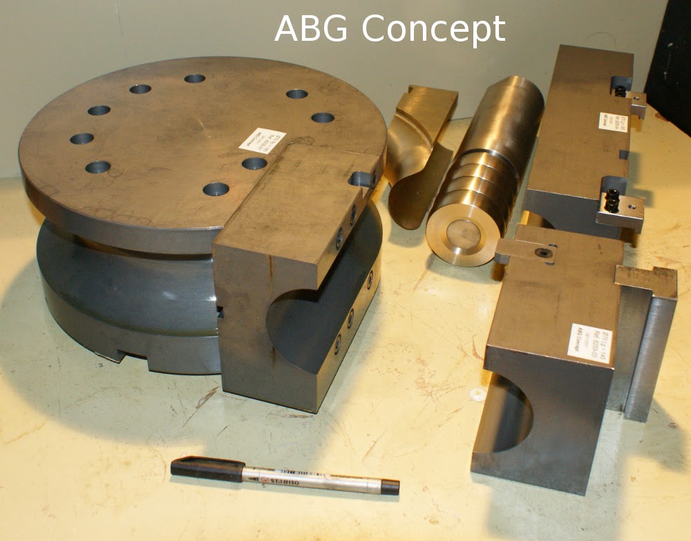 ABG Concept: Conception et réalisation d'outil de cintrage pour tube