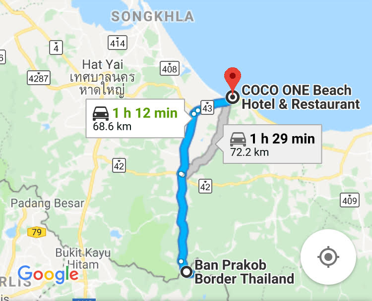 My Life Abroad: Hatyai Trip : Singgah ke Coco One Beach Resort di Sakom ...