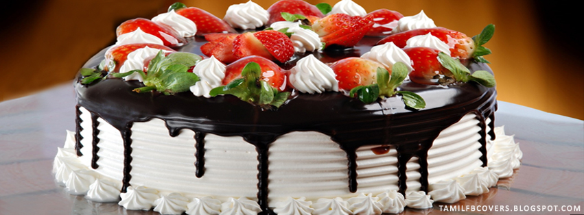 My India FB Covers: Delicious vanilla strawberry cake - Food ...