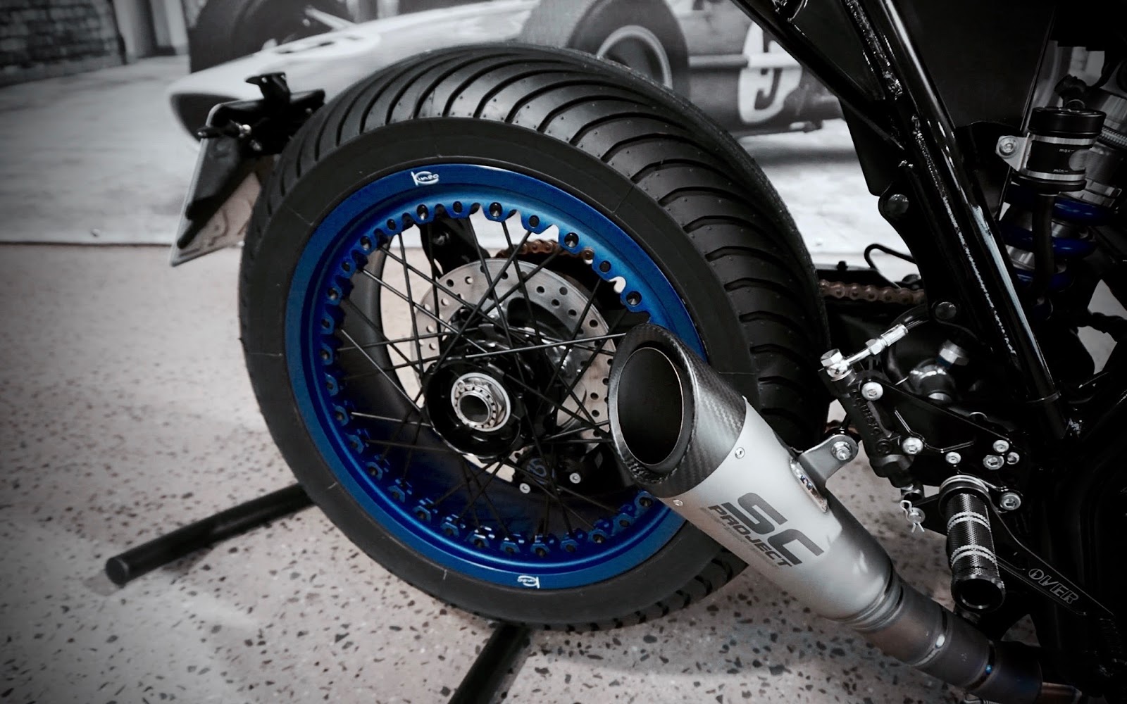 Klein Blue XJR - Inazuma café racer