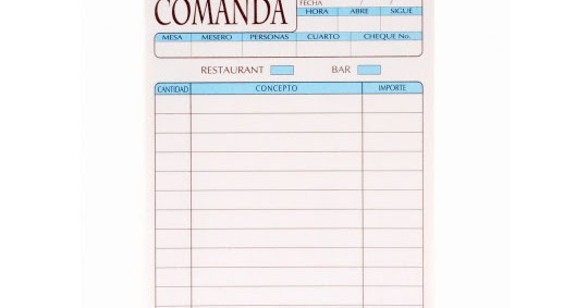 Gestión Gastronómica: La Comanda