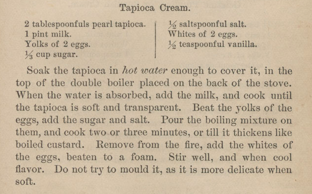 A Taste of History with Joyce White: Baked Apple Tapioca Pudding: A ...