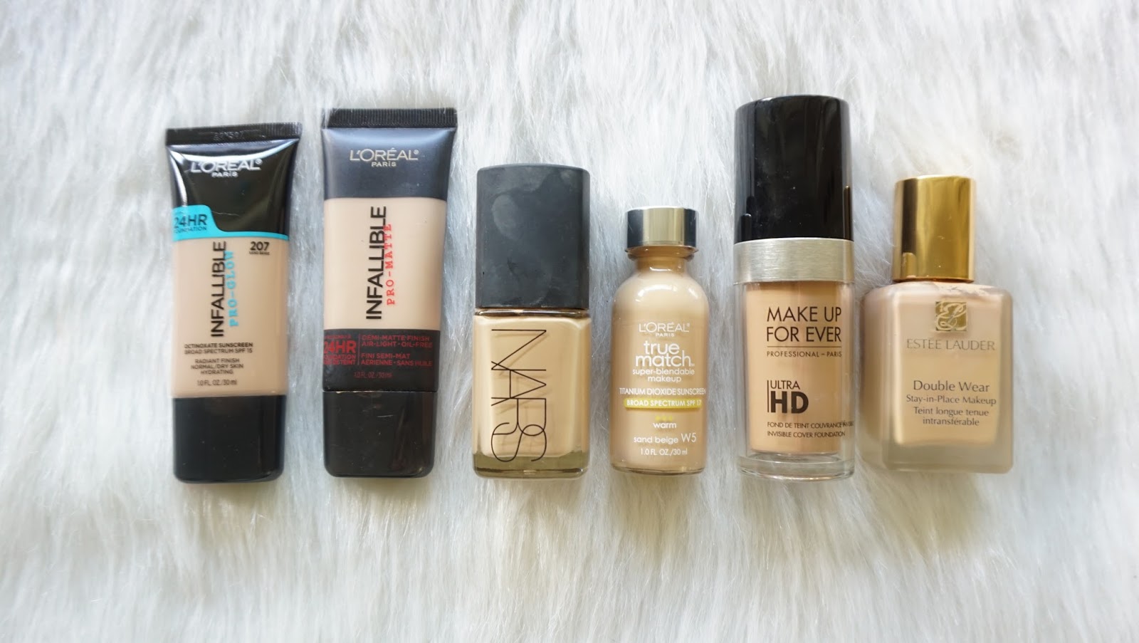 LOREAL Infallible Pro Glow Foundation Review | Brunette and Bright Lipstick