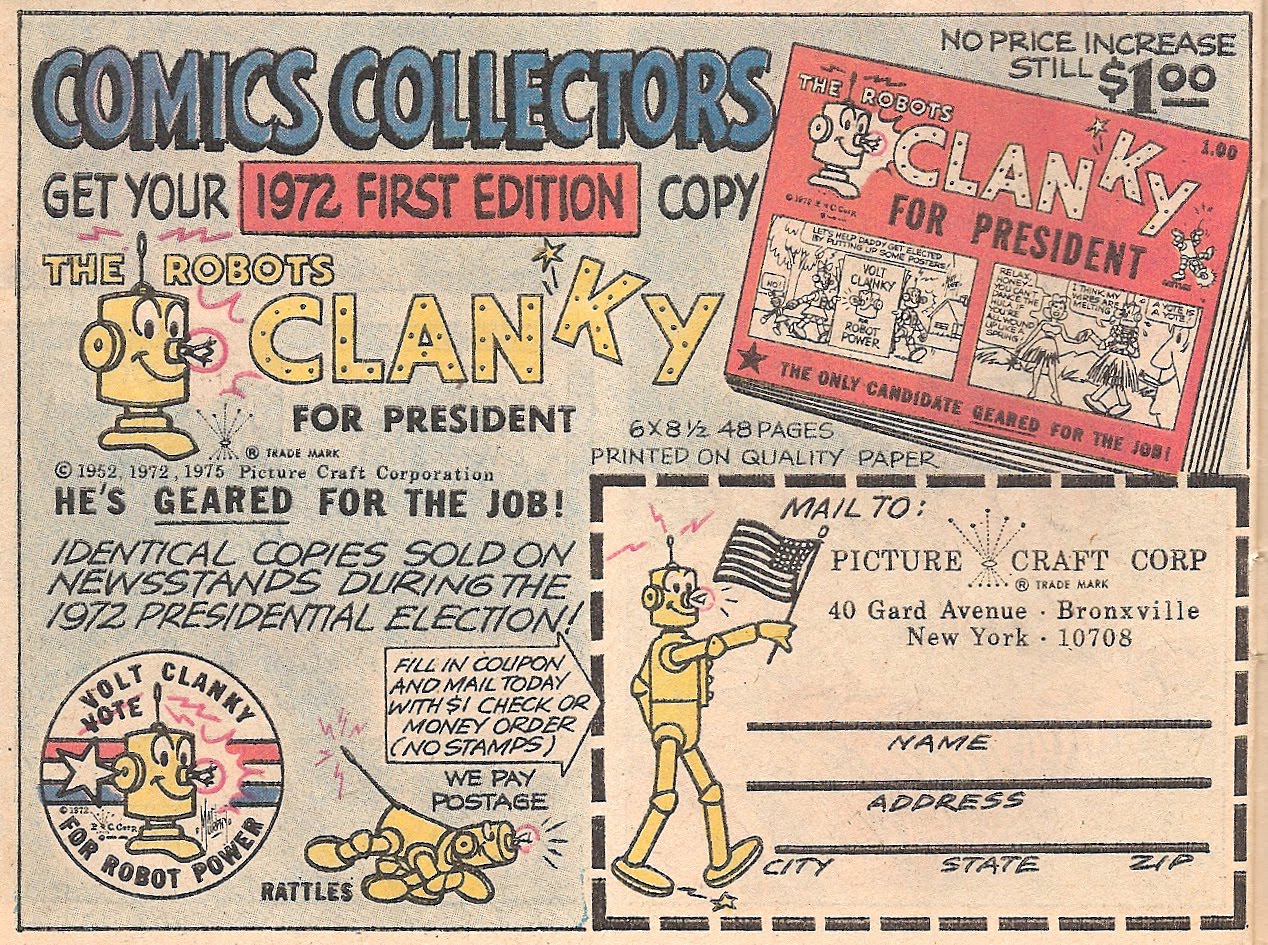 Four Color Promises: The Robots Clanky