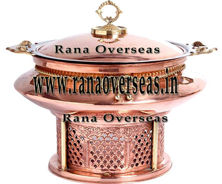 Rana Overseas: Copper Chafing Dish