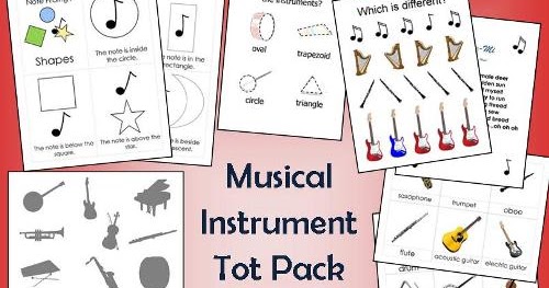 Memorizing the Moments: Musical Instruments Tot Pack
