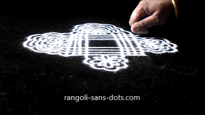 Only geethala muggulu Sankranti rangoli