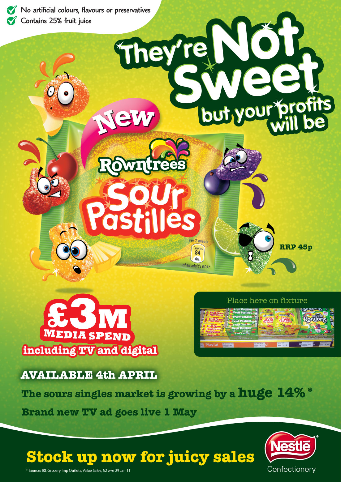 MESH IN-STORE INSPIRATION: Rowntrees Trade Ad