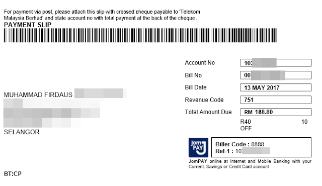 Bayar Bil Unifi Melalui CIMB Clicks dan Maybank2u - Firdaus Life