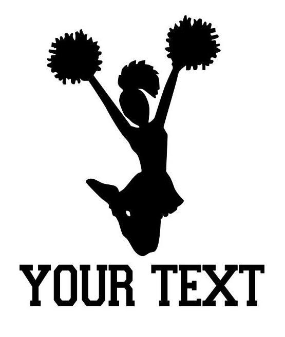 Vinyl By Amy: Cheerleading Car Decals - Personalized Sport Decals
