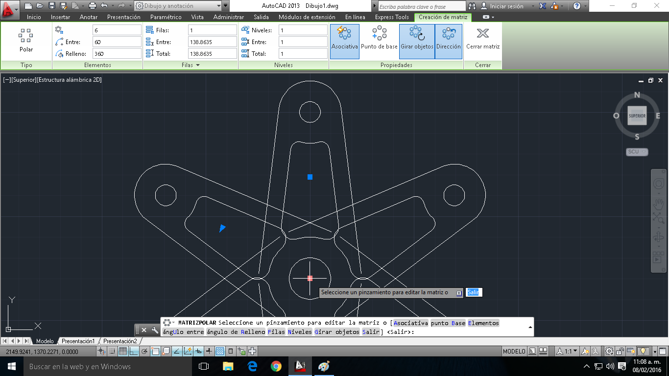 AutoCAD: Ejercicio 3 | Intermedio