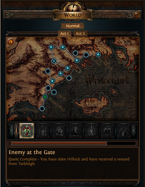 Path of Exile: PoE - Act 1 Waypoints