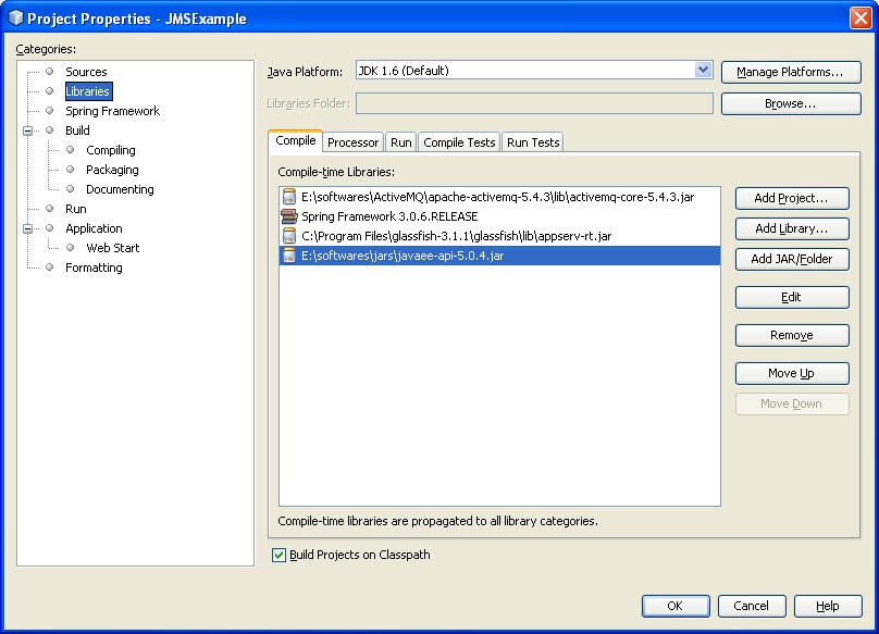 Java Spring Jms With Activemq Message Broker
