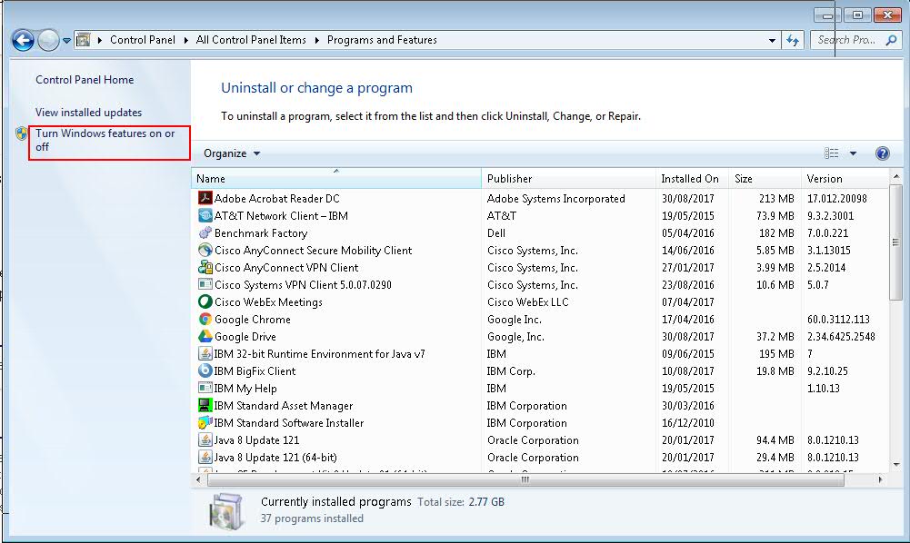 Tutorial IT Point: Enabling the telnet command line utility in Window OS