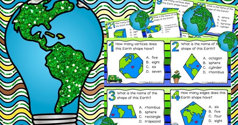 The Best of Teacher Entrepreneurs II: 2D and 3D Task Cards (Earth Day ...