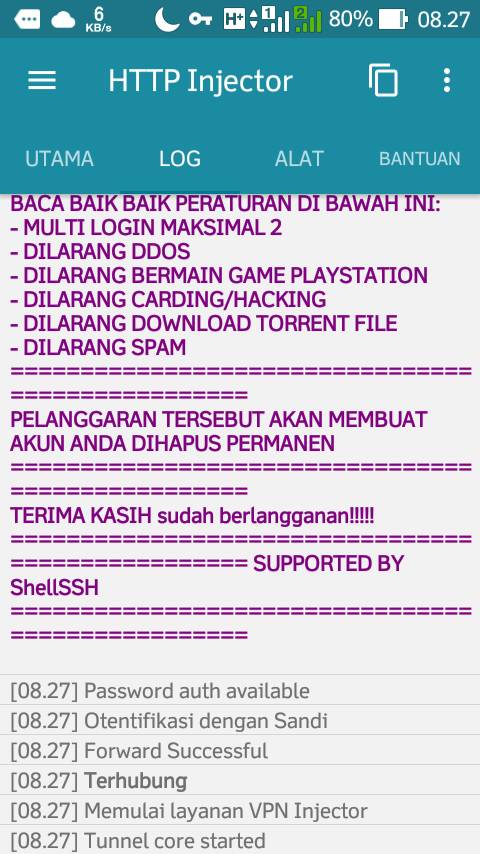 Tutorial Menggunakan Config HTTP Injector Premium | Bocil SSH