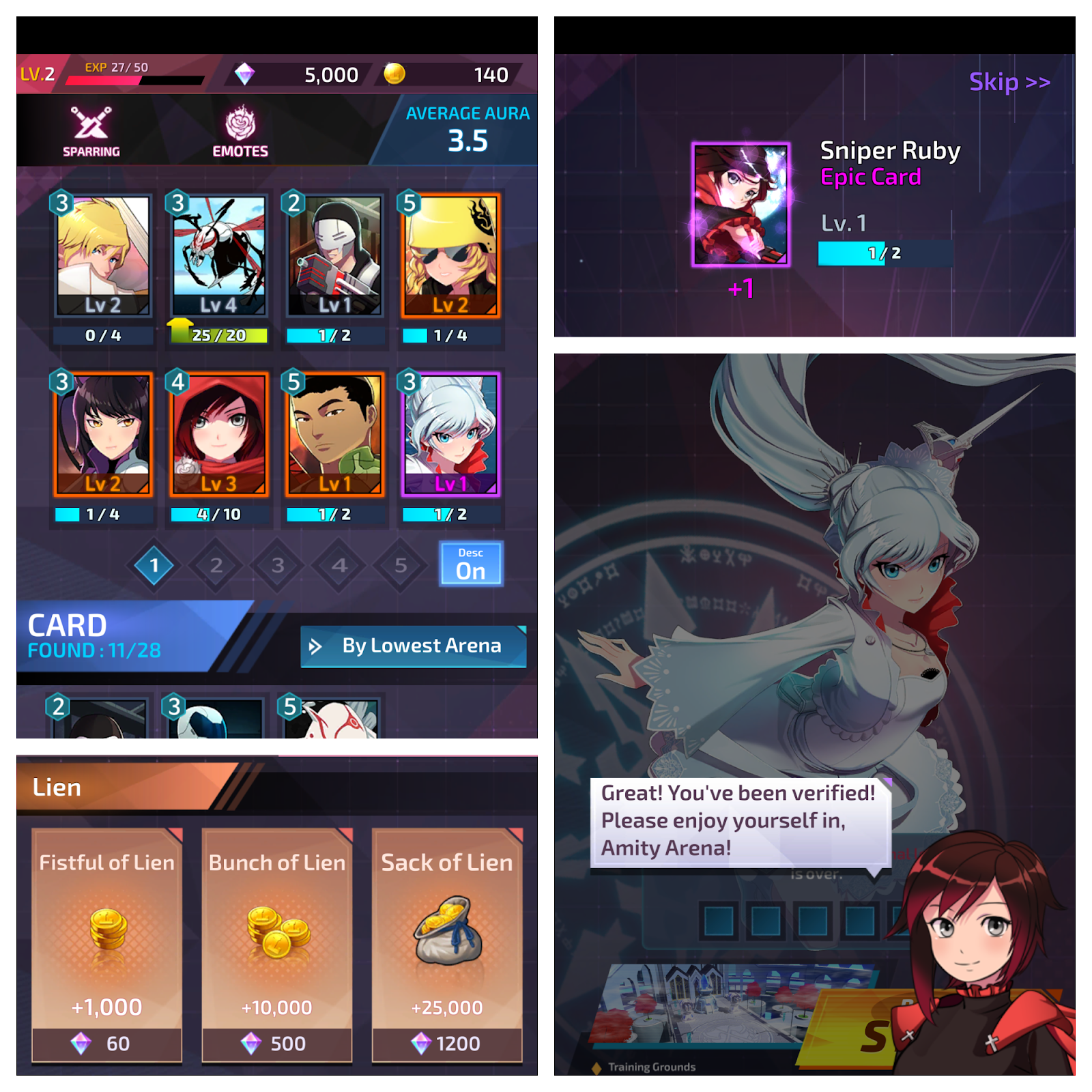Shooting Star Dreamer: RWBY: Amity Arena Overview