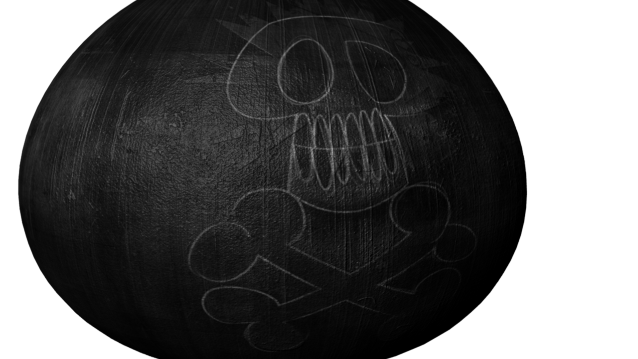 Ben Hudson's Animation Blog: 'Black Circular Bomb' Texture Design