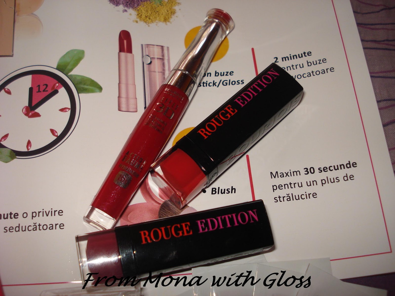 From Mona with Gloss: Rujuri noi si surprize de la Bourjois