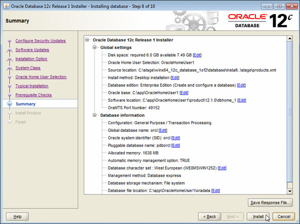 Oracle 12c İndirilmesi ve Windows 7, 8, 10 Üzerinde Kurulumu ~ Abdullah ...