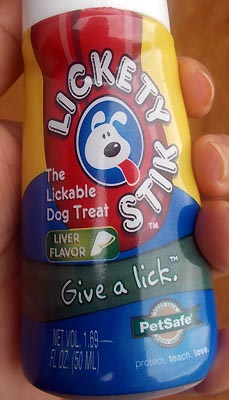 Infinite Dreams Reviews: PetSafe Lickety Stik - Liver Flavor Review
