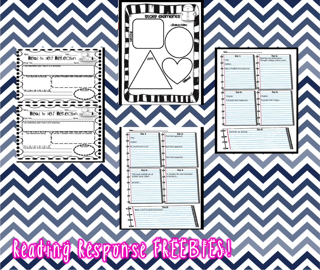 Reading Response Workshop freebies and Organization!