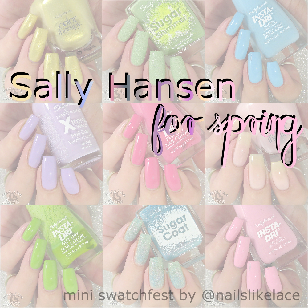 NailsLikeLace: Sally Hansen for Spring: Mini Swatchfest