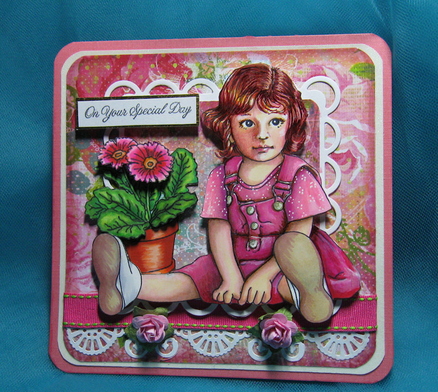 Anniebee's Craft Room: My first digi card