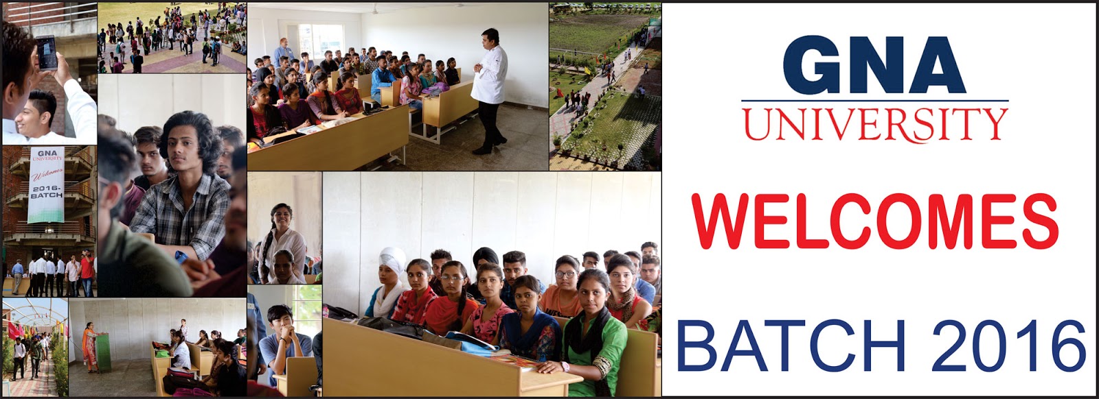 GNA University: GNA University Welcomes Students of Batch2016