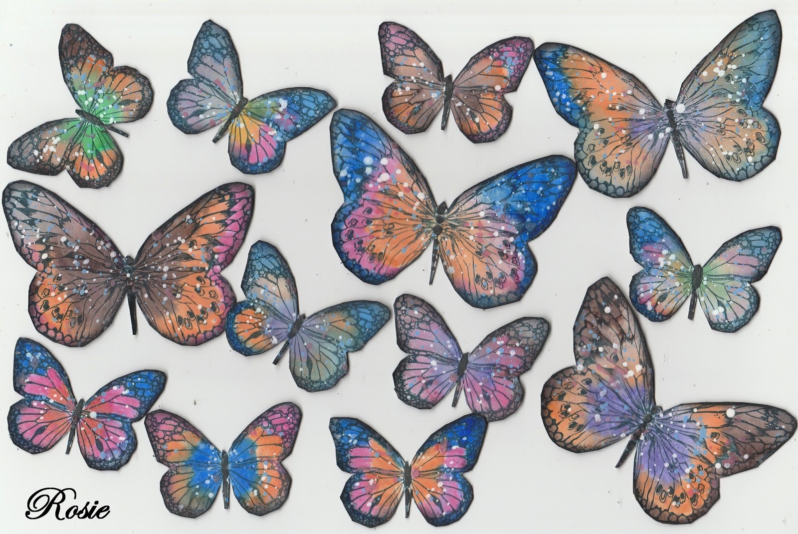 Rosie's Bastelwelt: # 2891 - Butterfly Embellishments