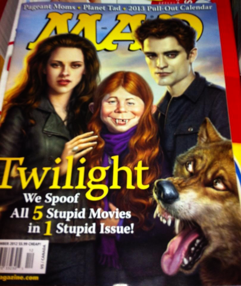 Twilight Pack: Breaking Dawn Part 2 Mad Magazine Cover