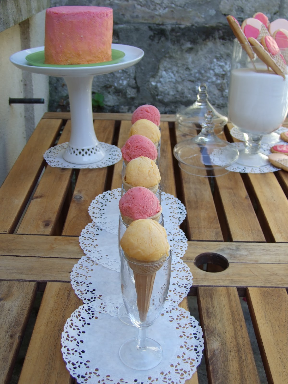 Tables gourmandes: Petite table de goûter improvisée...et gourmande!!!