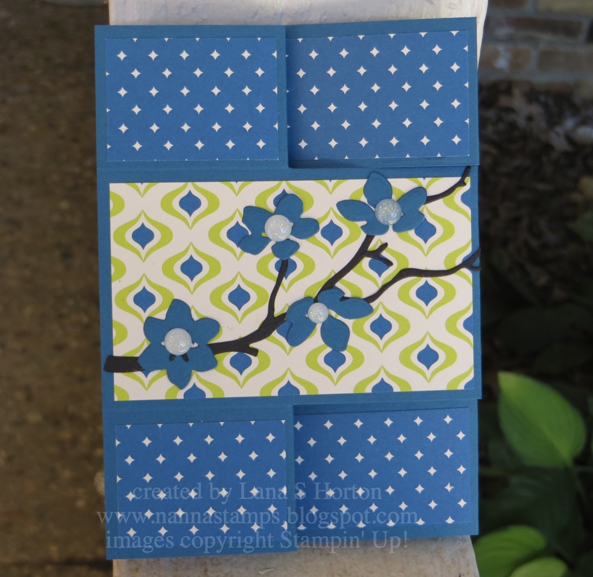 Stamping with Nanna: Eastern Palace Tri Shutter Card + Tutorial