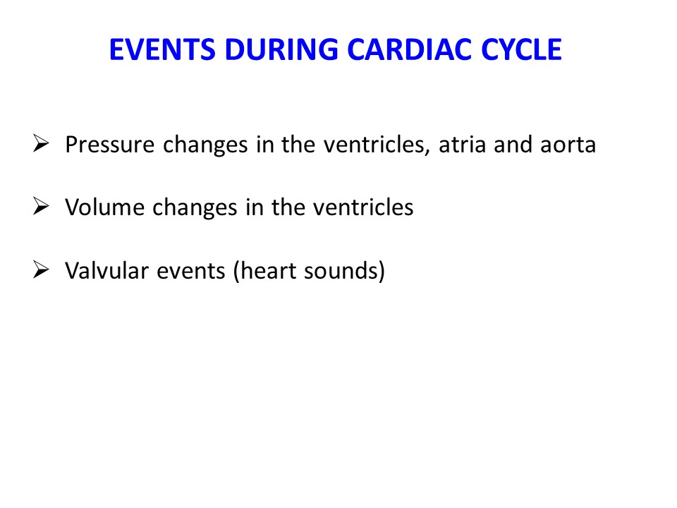 CVT Mohd Farid: Physiology Of The Heart-Cardiac Cycle