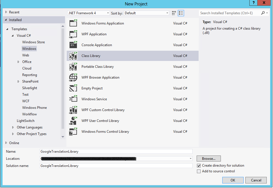 .Net world: Use Google translation service in your application - C# ...