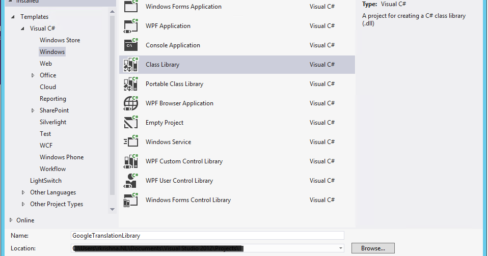 .Net world: Use Google translation service in your application - C# ...