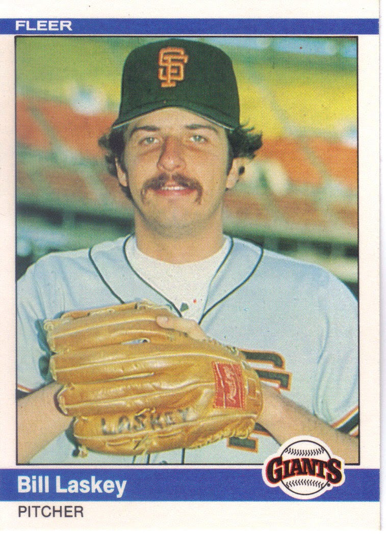 A Giant Blog: 1984 Fleer #376 - Bill Laskey