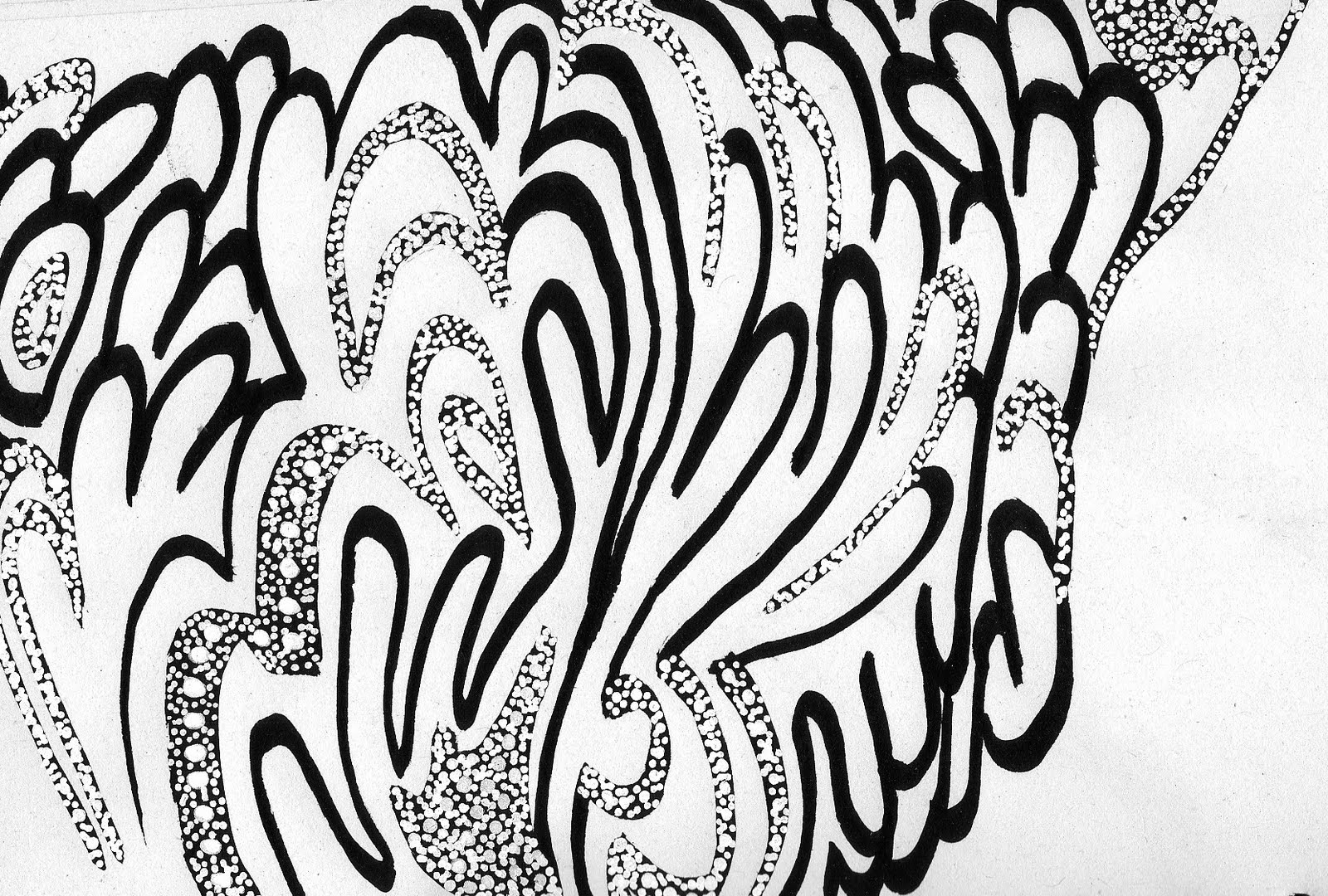 Zoé dans les nuages: posca