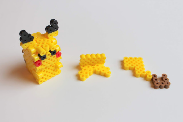 Serving Pink Lemonade: 3D Perler Bead Pikachu