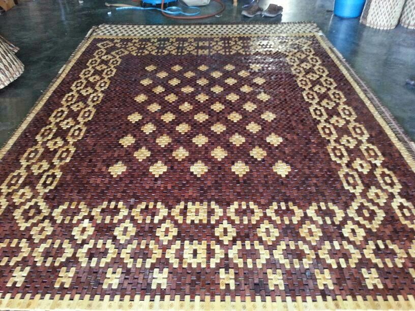 Koleksi Barangan Sarawak: Tikar Kayu Palembang & Tikar Rotan Anyaman ...