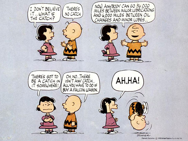 You're a Ford Salesman, Charlie Brown! - Go Retro!