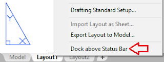 What New in AutoCAD?: Layout tab