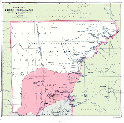 Big Blue 1840-1940: Bechuanaland Protectorate - A closer look at the stamps