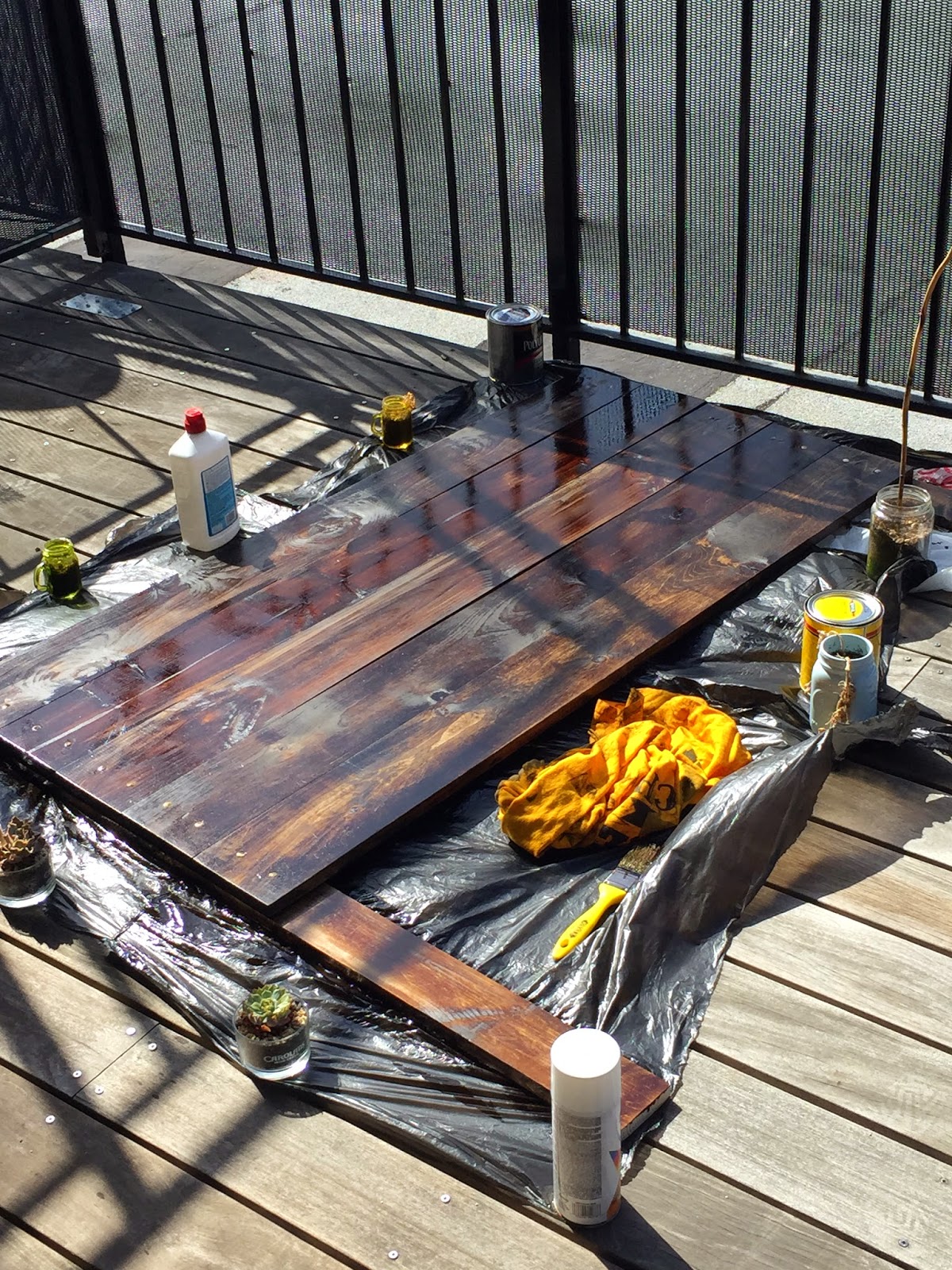 DIY Rustic Headboard - Hey, Kimberlea