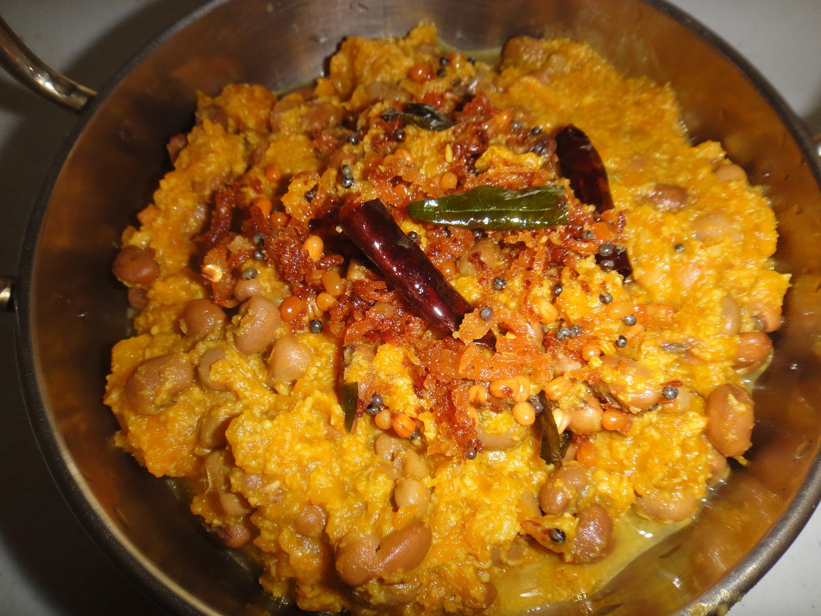 Vegetable Curry Recipies: Pumpkin (Mathanga ) Erissery - kerala style