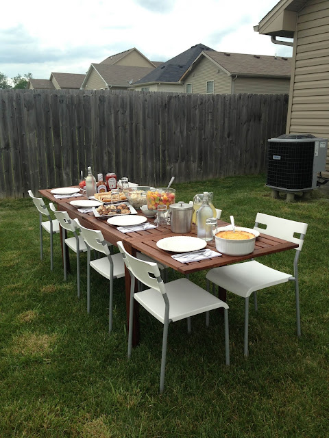 That Winsome Girl: Kicking Off Summer with a Birthday Cookout