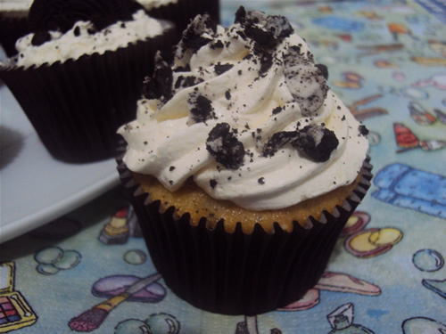 A Oficina de cupcakes: Receita de cupcakes de Oreo(Negresco)