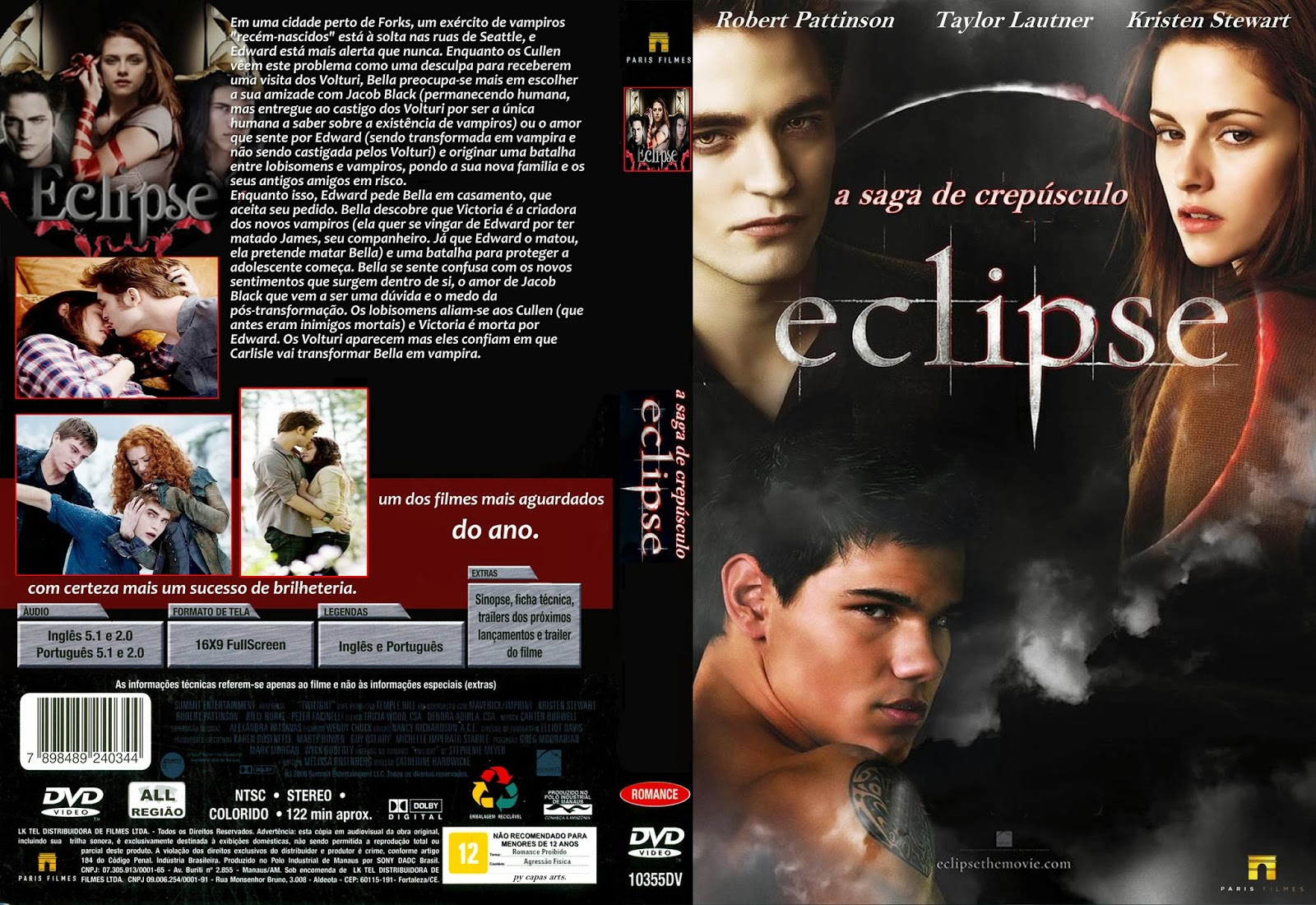 Capa do Filme - A Saga Crepúsculo - Eclipse ~ Sam Capes